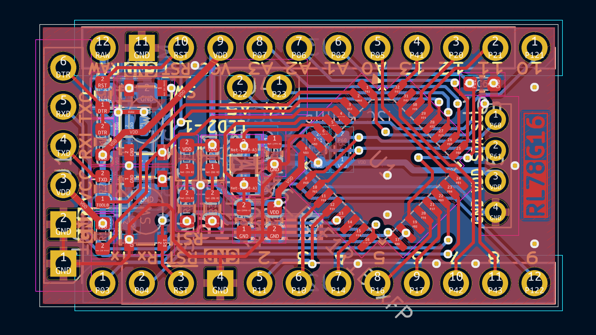 RL78/G16duino Pro Mini 作ってみた。: 放課後マイコンクラブ